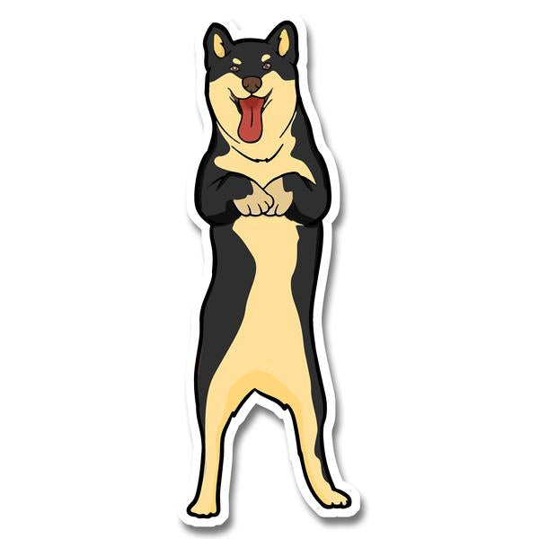 Begging Shiba - Kiss Cut Stickers – Stubborn Shiba Co