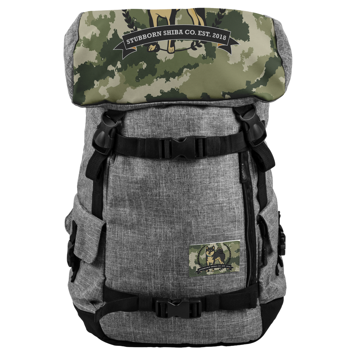Stubborn Shiba Co - Black & Tan Shiba Back Pack